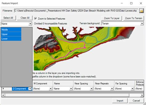 Dam Breach Simple 2d Geometry
