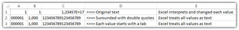 formatting how can i set excel to always import all columns of csv