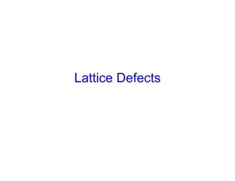 6 Lattice Defectspdf