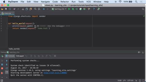 Develop Django Under The Debugger The PyCharm Blog