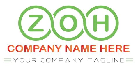 Premium Vector Zoh Letter Logo Design
