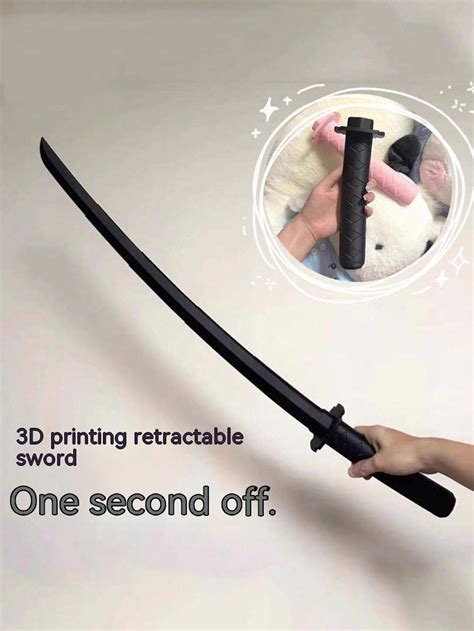 Cool 3d Printing Simulation Expanding Sword Gravity Out Unstress Toy In