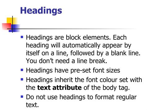 Html Text Formatting Ppt
