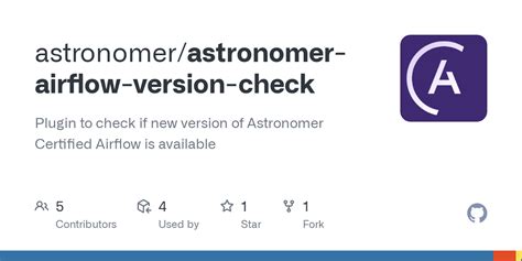 GitHub Astronomer Astronomer Airflow Version Check Plugin To Check If New Version Of
