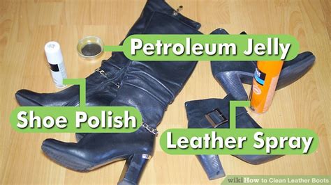 Ways To Clean Leather Boots WikiHow