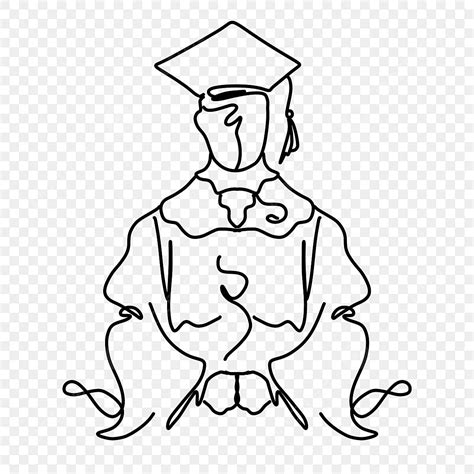 추상 스타일 선 일러스트 그리기 졸업 일러스트생 눈금 만화 귀여운 인물 Png 일러스트 및 Psd 이미지 무료 다운로드 Pngtree