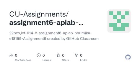 github cu assignments assignment6 aplab bhumika e18199 soliatry aman