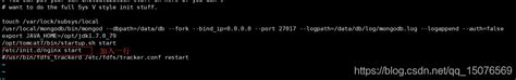 nginx使用shell脚本设置开机自启 nginx使用shell脚本加入开机自启动 csdn博客