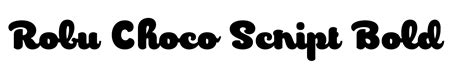 robu choco script font webfont and desktop myfonts