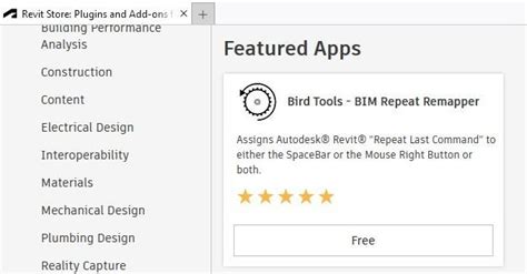 Featured On The Revit App Store Bird Tools Bim Repeat Remapper