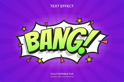 Free Vector Gradient Comic Text Effect