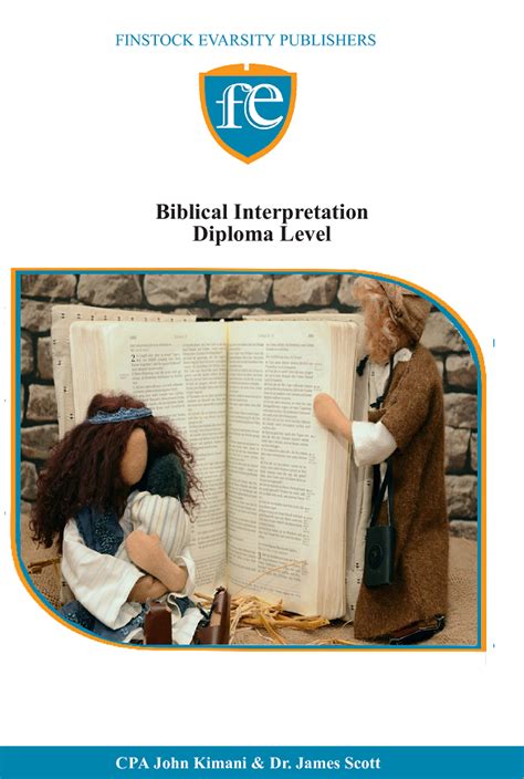 biblical interpretation diploma level finstock evarsity resources