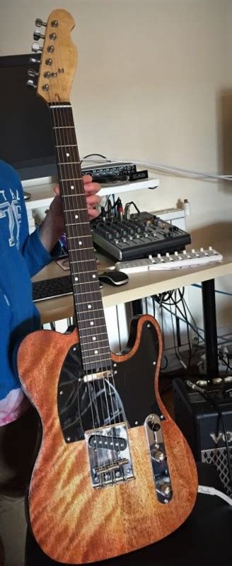 Example Of Telecaster Guitar Kit Fabric Build From Customers