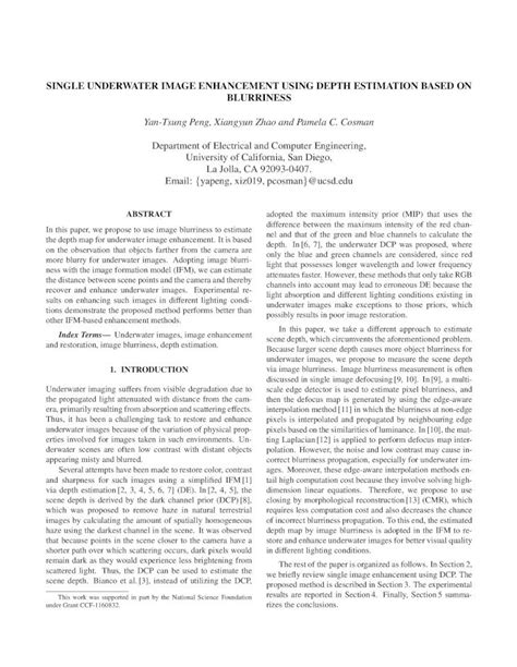 pdf single underwater image enhancement using depth …the mip based