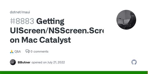 Getting UIScreen NSScreen Screens On Mac Catalyst Dotnet Maui Discussion GitHub