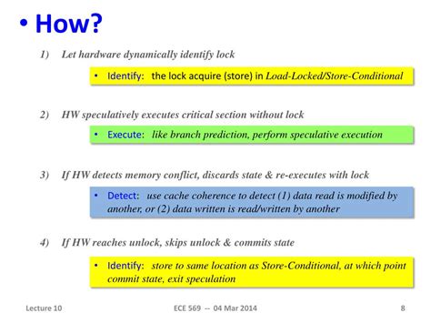 Ppt Ece 569 High Performance Processors And Systems Powerpoint