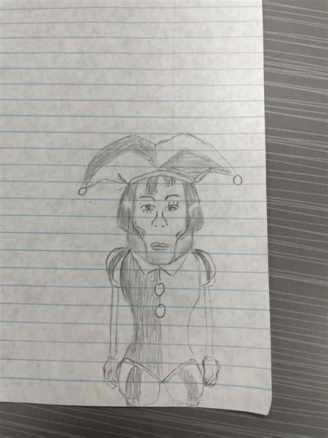 First Time Drawing Pomni In Class From Memory Howd I Do R Theamazingdigitalciru