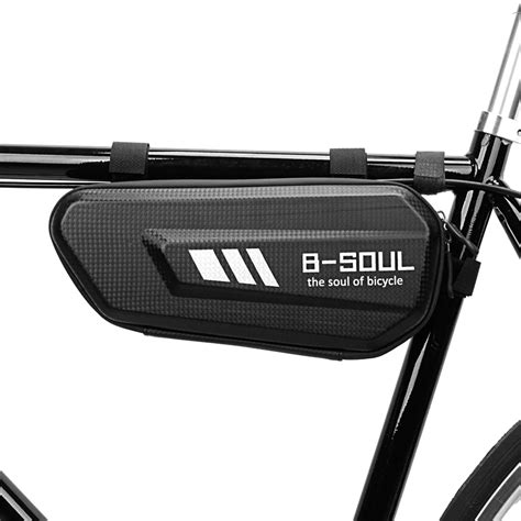 B Soul 산악 자전거 자전거 가방 삼각형 가방 자전거 프레임 가방 방수 하드 쉘 대용량 가방 액세서리 Aliexpress