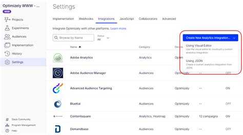 Create Custom Analytics Integration