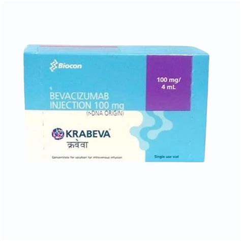 Krabeva Bevacizumab Injection 400mg At ₹ 1475220vial In Mumbai Id