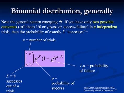 Binomial Distribution And Applications Ppt Cancer Diseases And Conditions