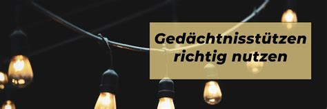 Mit Gedächtnisstützen Gegen Die Vergesslichkeit Markus Hofmann
