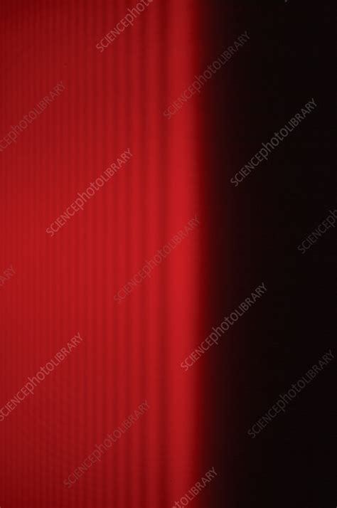 Diffraction On An Edge 1 Of 2 Stock Image C009 4526 Science Photo Library