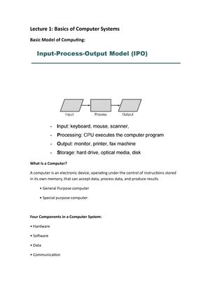 Introduction To Computer Systems Exam Questions Answers Sample Another One CS Studocu