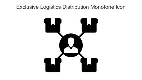 Exclusive Logistics Distribution Monotone Icon In Powerpoint Pptx Png