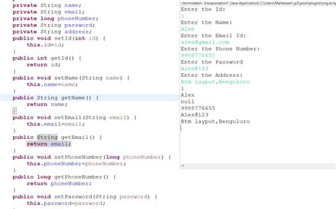 How To Encapsulate Customer Class Data In Java G Malleswari Posted On