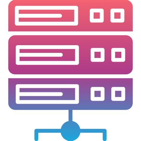 Server Generic Gradient Fill Icon