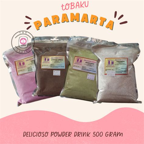 Jual Minuman Bubuk Delicioso Drink 500 Gram Minuman Bubuk Murah