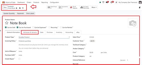 An Overview Of Product Variant Management With Odoo POS