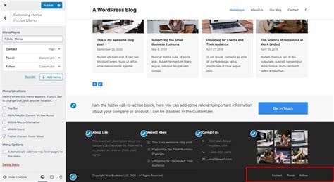 how to create a menu in wordpress