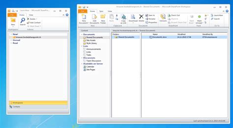 How To Use Sharepoint Workspace 2010 With Genotec Hosted Sharepoint Thomas Maurer