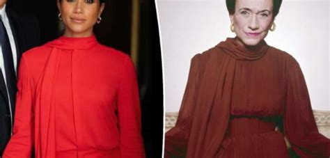 Meghan Markle’s red outfit draws Wallis Simpson comparisons - Big World Tale