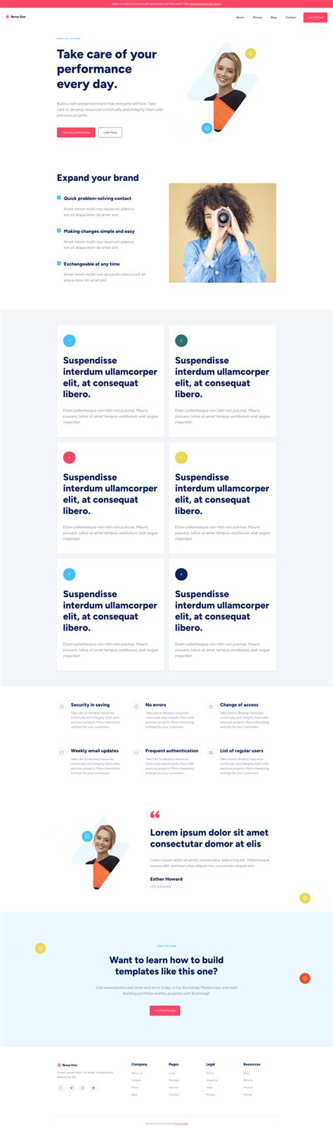 Github Pixelrocket Shop Html Norse Starter Html Bootstrap Business Saas Html Website Template