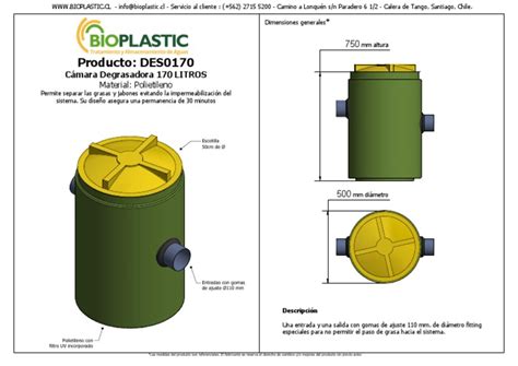 Camara Desgrasadora 170lts Pdf