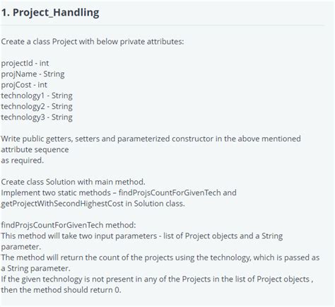 Solved Create A Class Project With Below Private Attributes