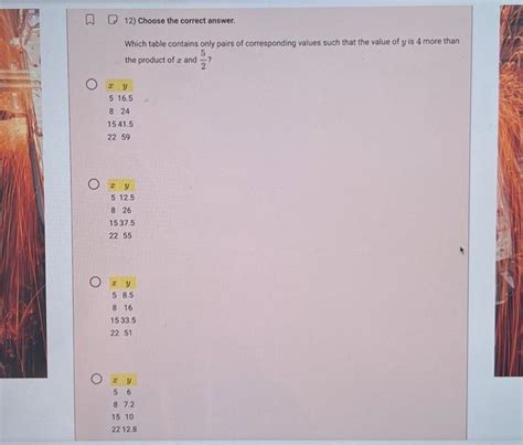 Solved Choose The Correct Answer Calculate The Slope Chegg