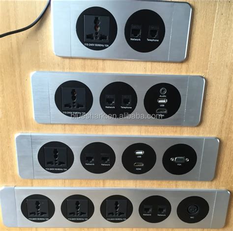 Aluminum Mulit Electrical Panel Wall Data Socket Rj45 Hotel Socket Buy Multi Socket Wall