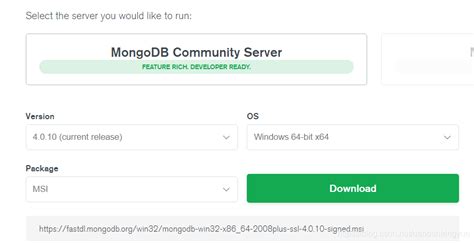 Mongodb安装及设置服务启动run Service As Network Service User Csdn博客