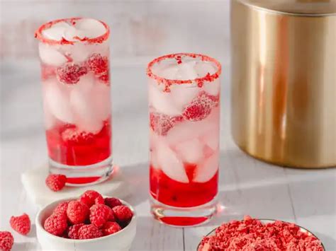 Raspberry Mocktail Raspberry Mocktail
