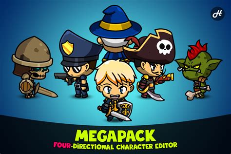Character Editor 4d Megapack 2d Characters Unity Asset Store