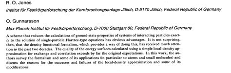 The Density Functional Formalism Its Applications And Prospects Basic Knowledge For Ab Initio