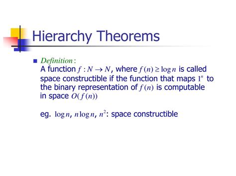 Ppt Hierarchy Theorems Powerpoint Presentation Free Download Id