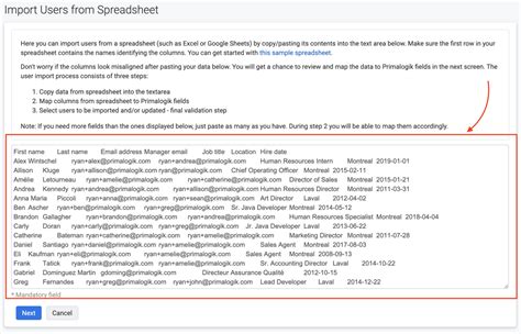 Importing Users From A Spreadsheet Primalogik Help Center