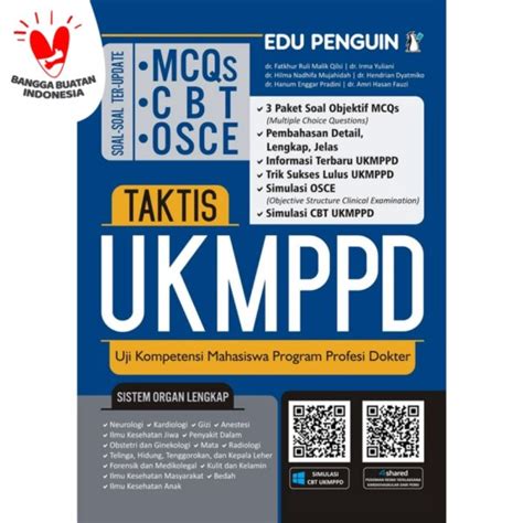 Jual Buku Kedokteran Buku TAKTIS UKMPPD Uji Kompetensi Mahasiswa Program Profesi Dokter