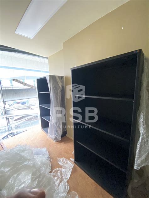 ตู้เอกสารโล่ง 4 ชั้น ขนาด 80 X 40 สูง 160 Cm เมลามีนทั้งใบ รหัส 2081 ราคาโรงงาน โต๊ะทำงาน โต๊ะ