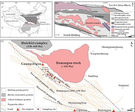 Ab Simplified Geotectonic Map Showing The Location And Major Units